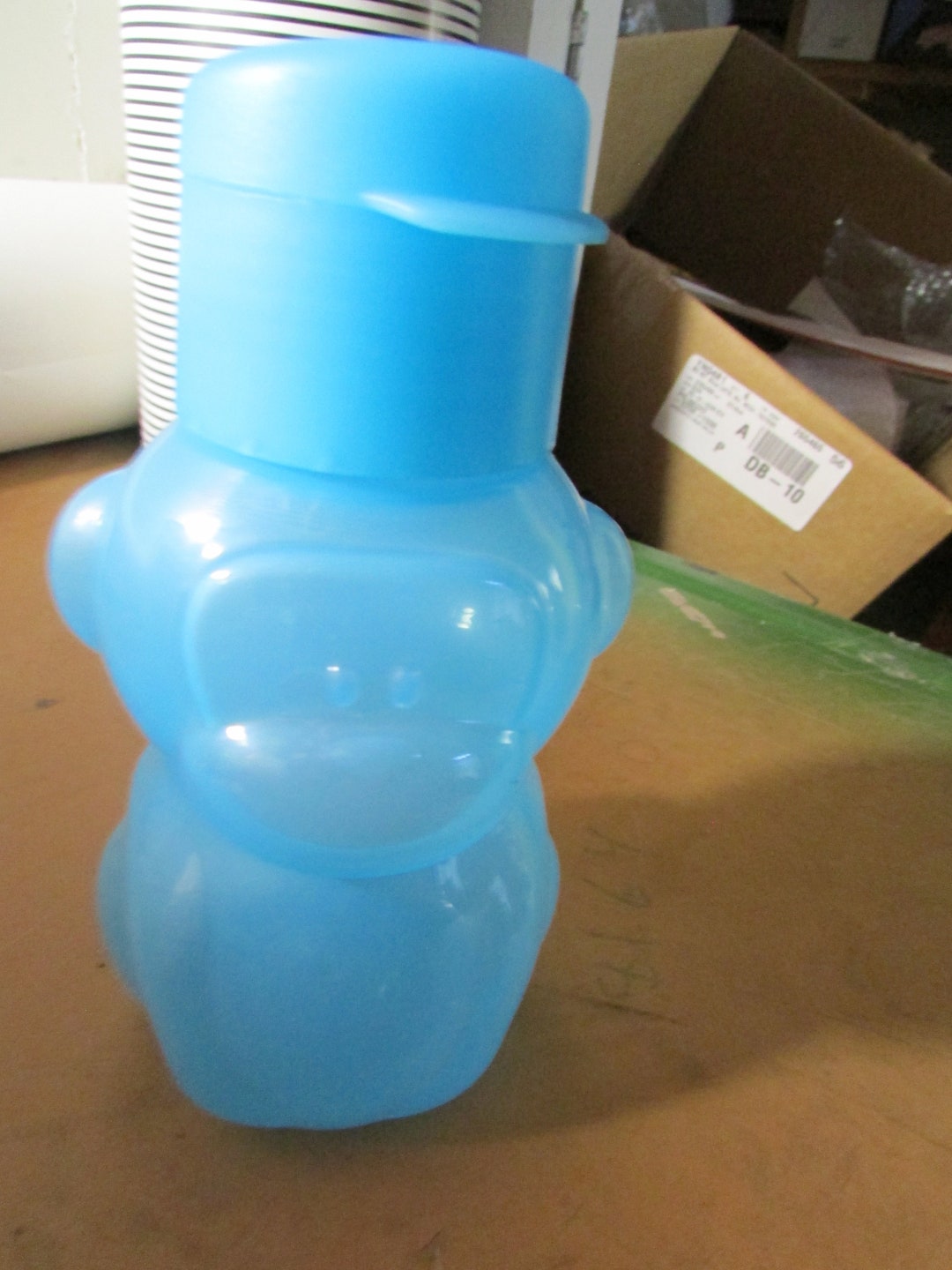 Tupperware Blue Monkey Sippy Cup 7370b-15 Pre Owned Free USA Shipping ...