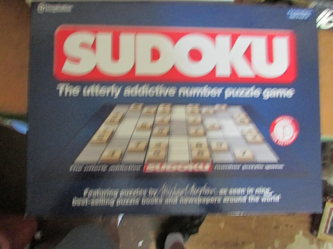 Sudoku Number Puzzle Board Game Complete USA Shipping - Etsy