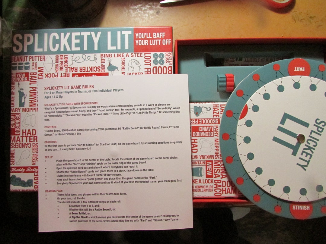 Marbles Brain Splickety Lit Game You’ll Baff Your Lutt off Age14 4 Players Game Complete Free ...