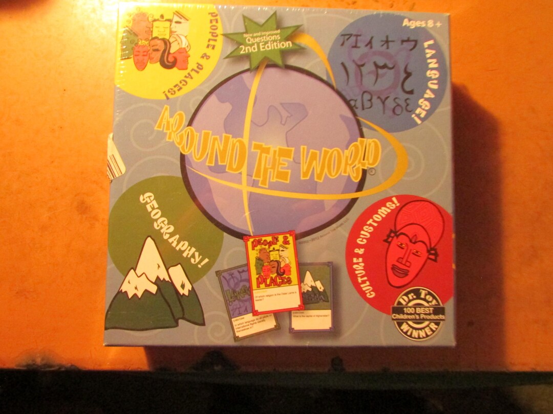 Around the World Trivia Board Game Culture Customs ANTHROPOLOGY 2nd ...