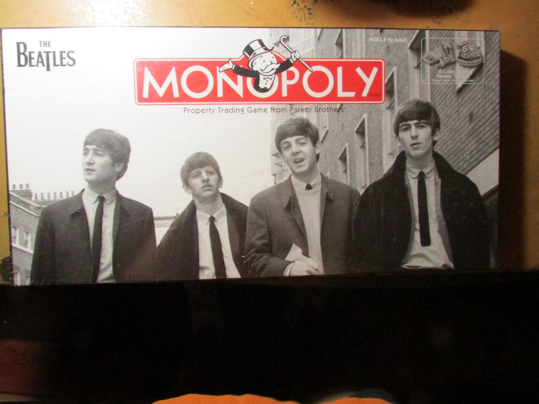 The Beatles Monopoly Board Game Collector's Edition Never Played 100% ...