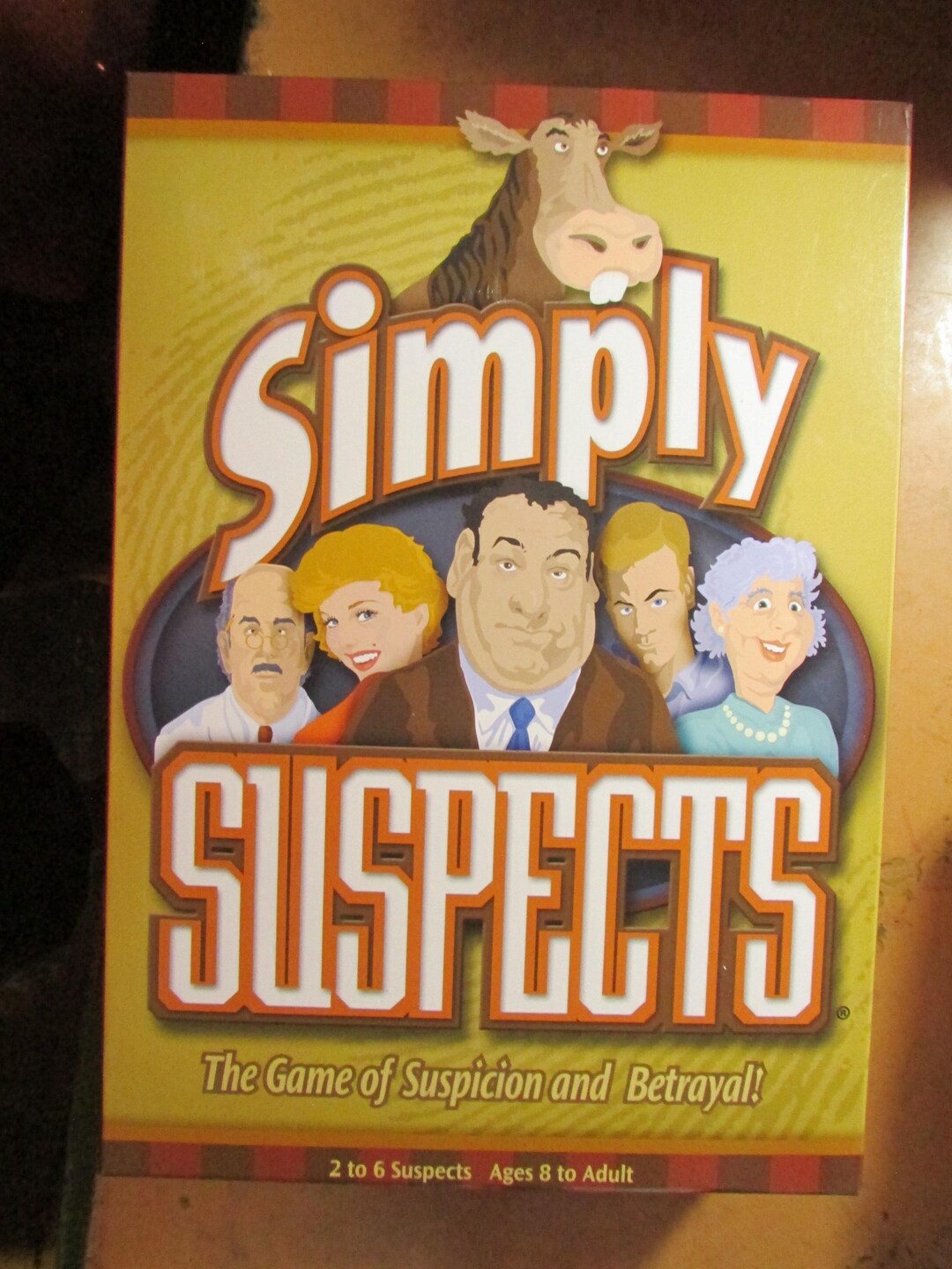 Simple Suspects Game Board Game Complete Free USA Shipping - Etsy