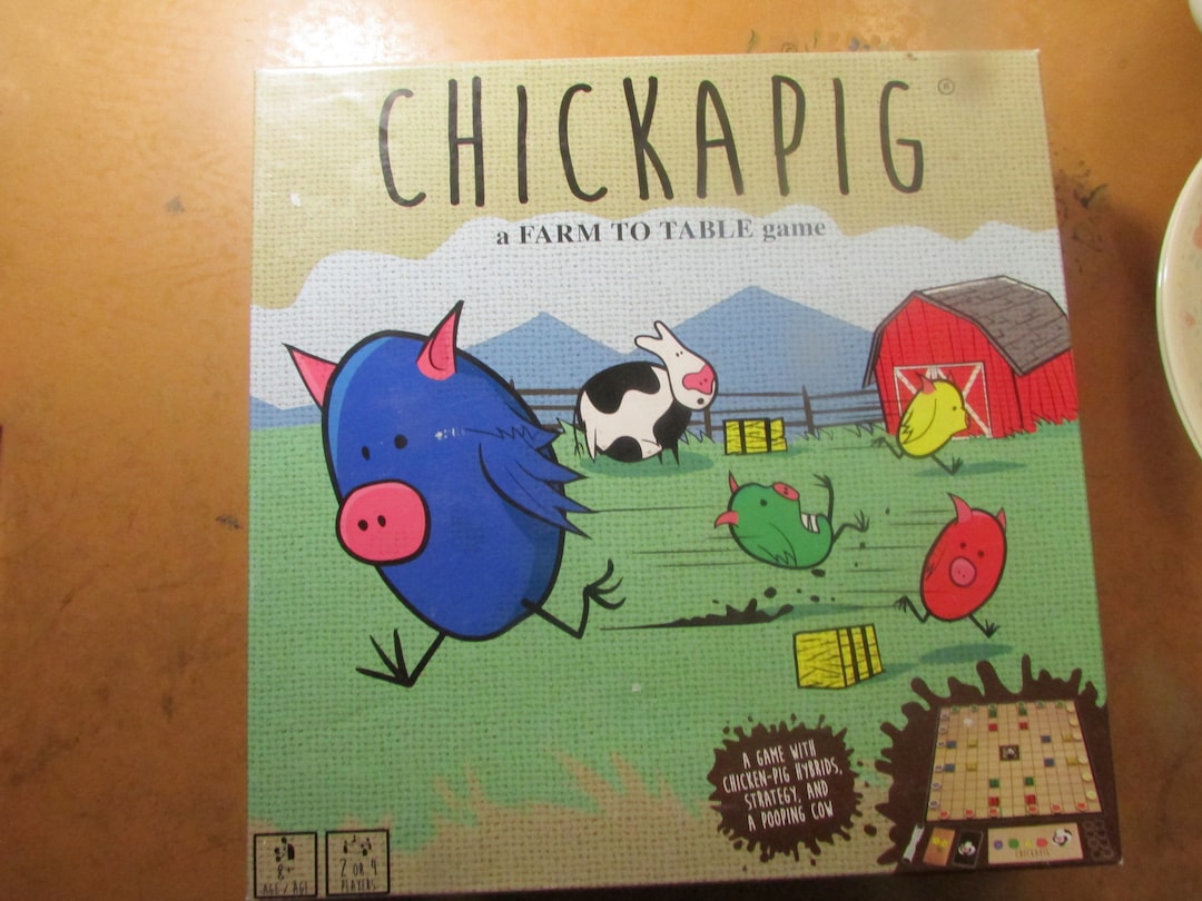 Chickapig A Farm to Table Board Game Complete Free USA Shipping - Etsy