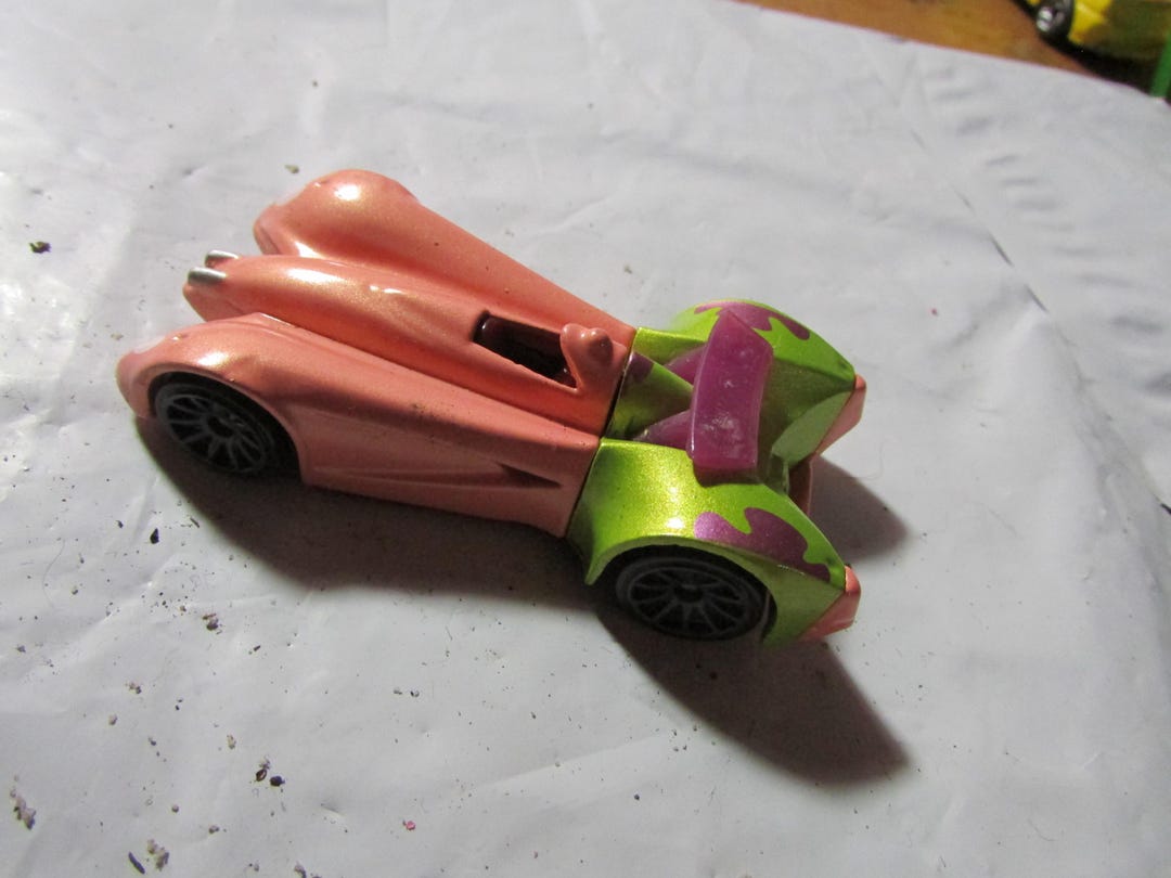 Hot Wheels Spongebob Squarepants Patrick Pink Car Truck 1/64 Die Cast ...