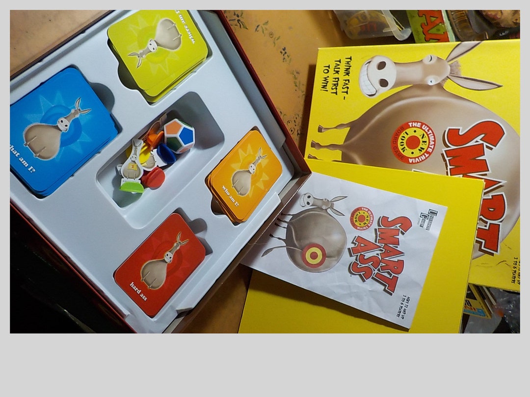 Smart Ass the Ultimate Trivia Board Game Complete Free USA Shipping - Etsy
