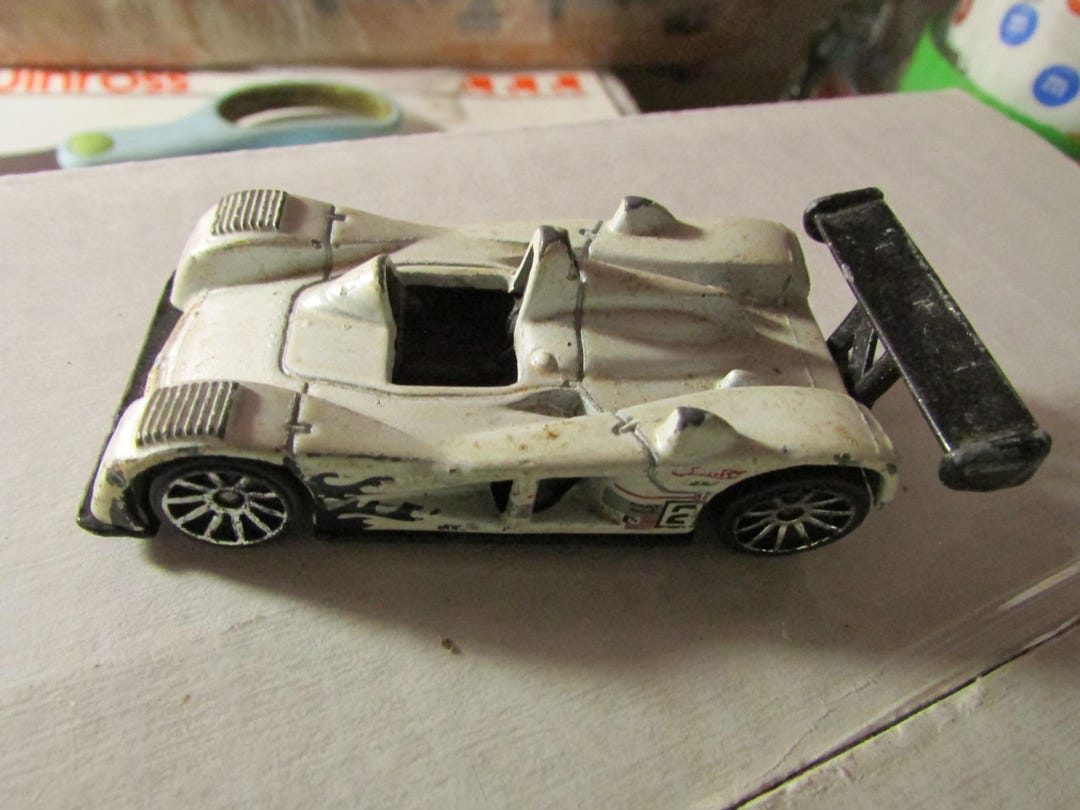 Hot Wheels Cadillac LMP White 1/64 Malaysia Die-cast Toy Free USA ...