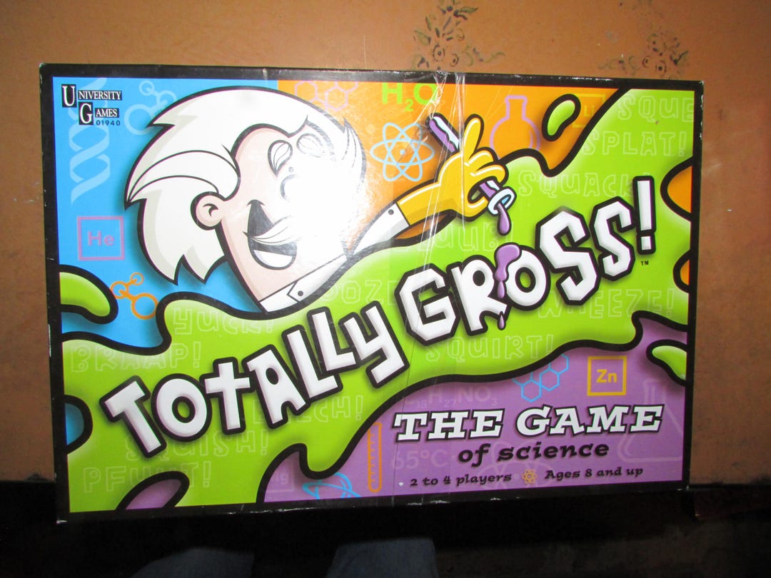 Totally Gross the Game of Science Board Game Complete Free USA Shipping ...