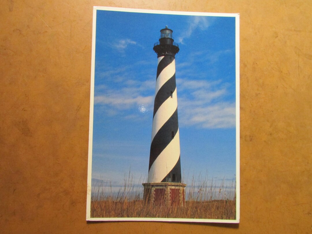 Vintage Cape Hatteras Lighthouse Original Tourist Postcard Free USA ...