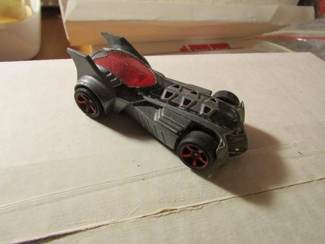 Matchbox DC Comics Batmobile Black 1/64 Die Cast Free USA Shipping - Etsy