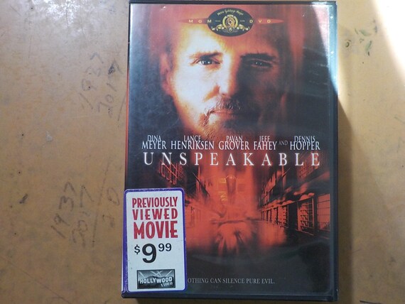 Unspeakable Dina Meyer Classic DVD Movie Rated R Free USA | Etsy