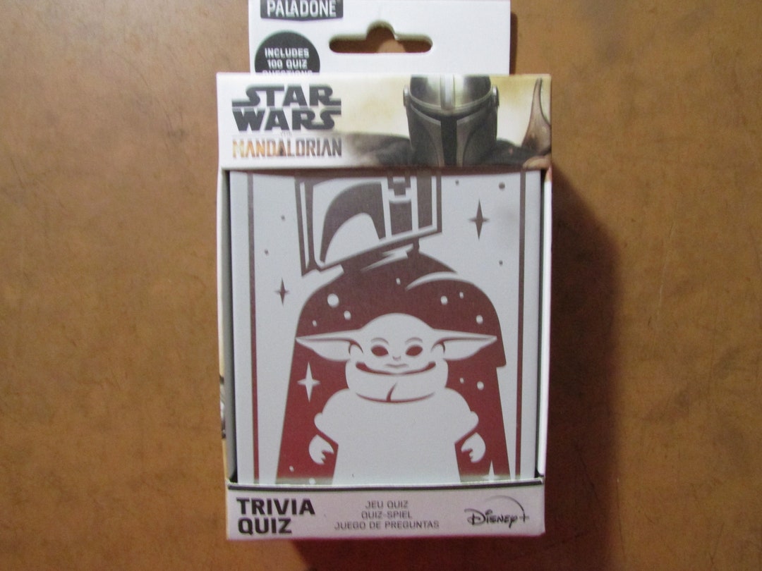 Star Wars Mandalorian Trivia Quiz Card Game Complete in Original Box ...