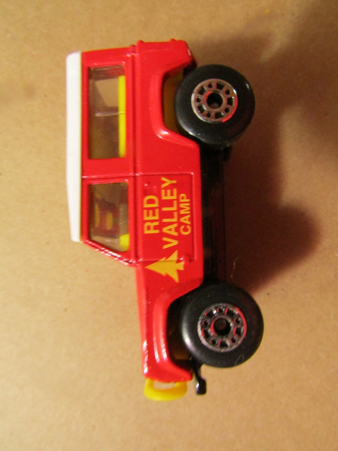 Matchbox Land Rover Ninety Red Valley Camp Red 1/64 Die Cast Free USA ...