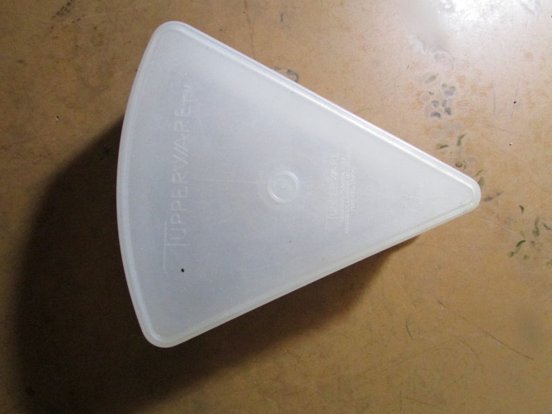 Tupperware 289-13 Slice Pie Container Clear Pre Owned Free USA - Etsy