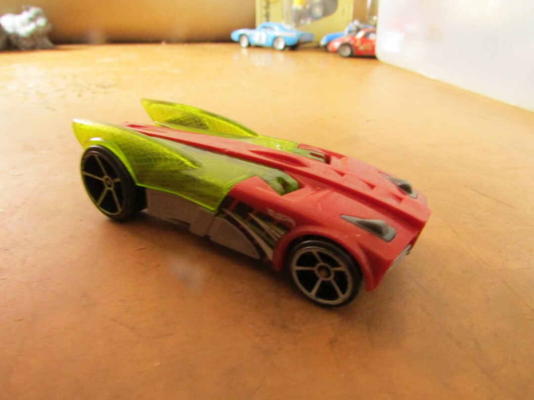 Hot Wheels Buzz Bomb Green Red 1/64 Die-cast Toy Free USA Shipping - Etsy