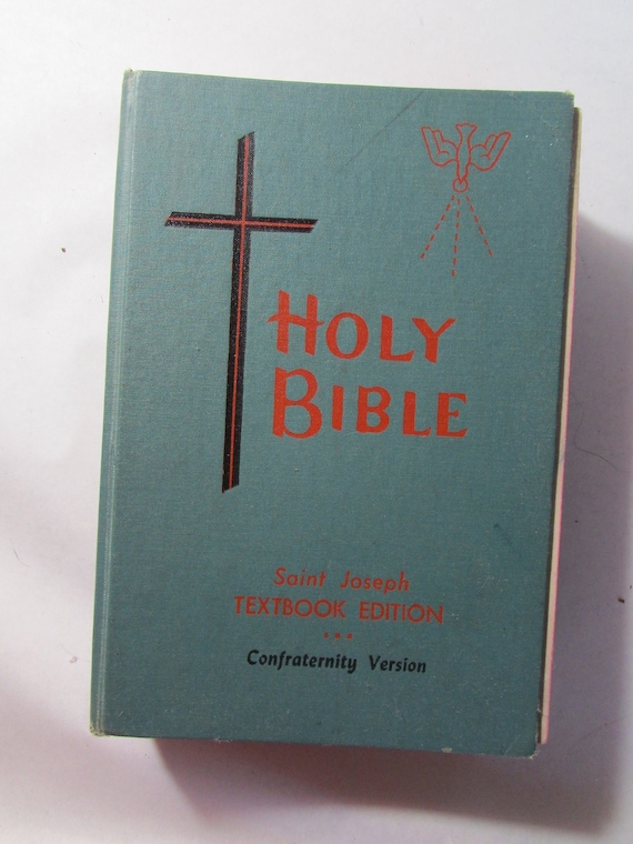 Holy Bible Saint Joseph Textbook Edition Confraternity Version - Etsy