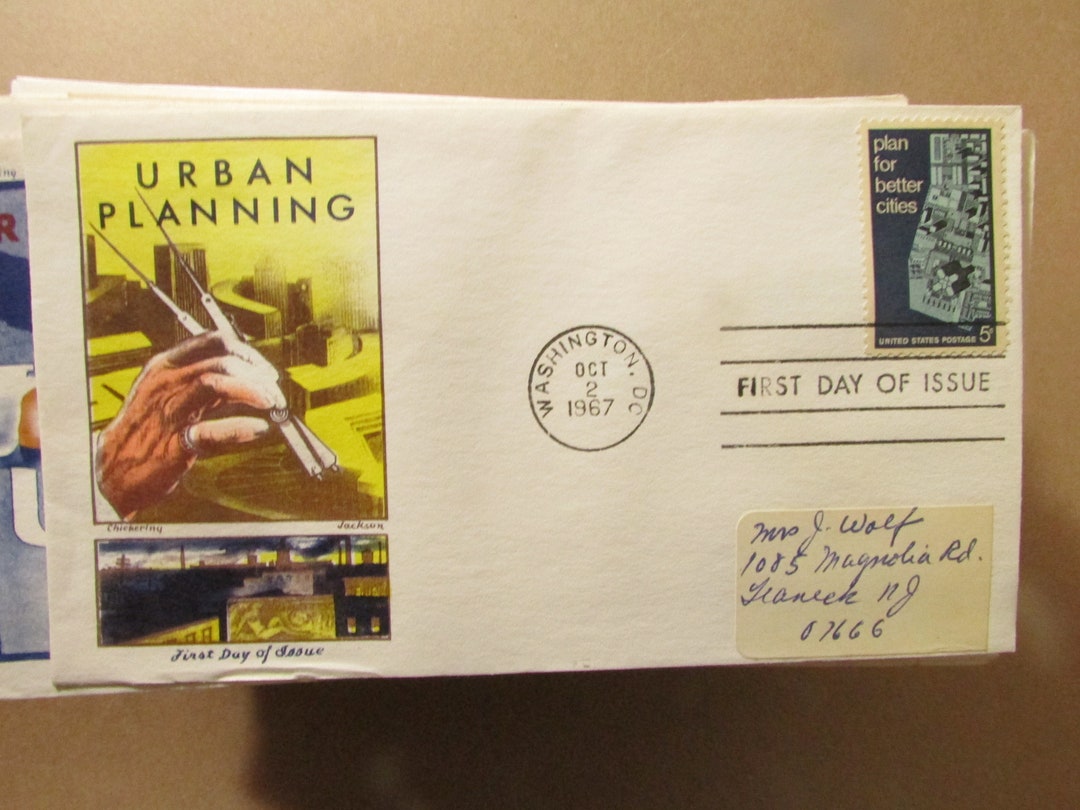 Official First Day of Issue Cover Stamp Souvenir Urban - Etsy