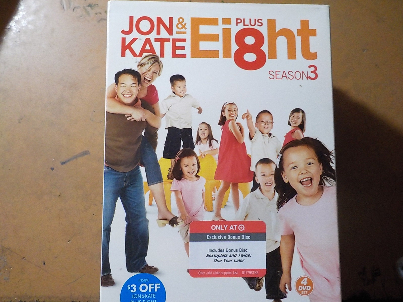 Jon & Kate Plus Eight Season 3 Classic DVD Movie Rated NR Free - Etsy UK