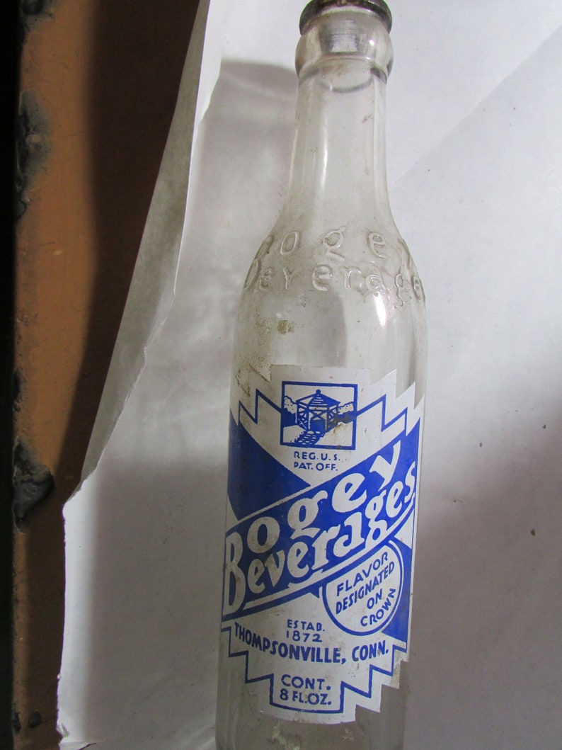 Vintage Bogey Beverages 8 Oz Soda Bottle Free USA Shipping - Etsy