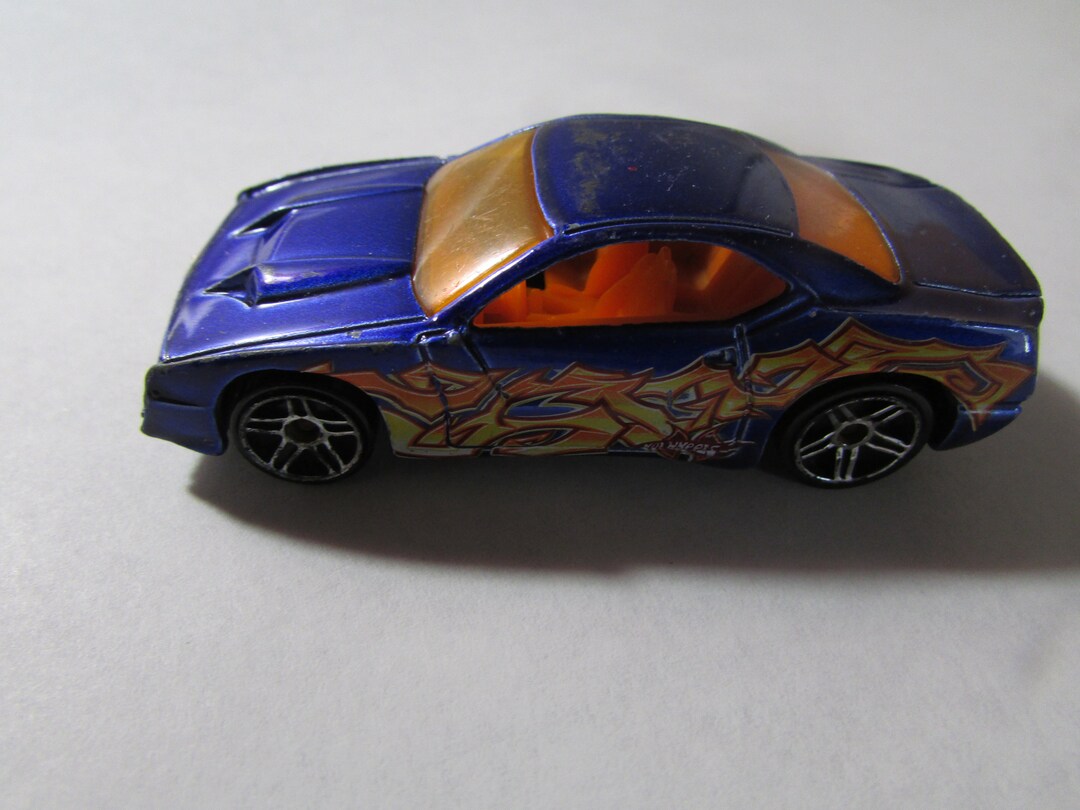 Hot Wheels Rapid Transit Car Blue Flames 1/64 Die Cast Free USA ...