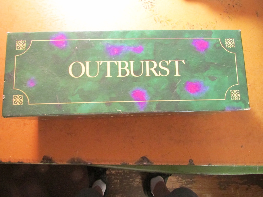 Outburst Board Game 1986 Vintage Complete Free USA Shipping - Etsy