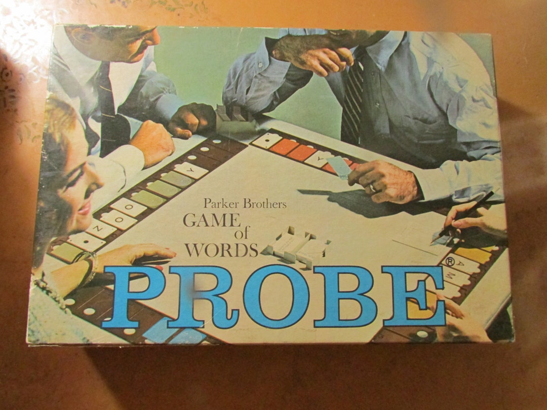 Vintage Probe Game of Words 1964 Board Game Parker Brothers Complete ...