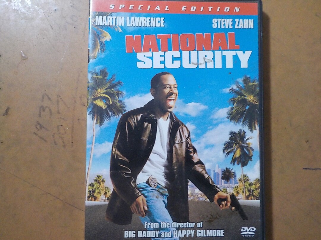 National Security Martin Lawrence Classic DVD Movie Show Rated PG-13 ...