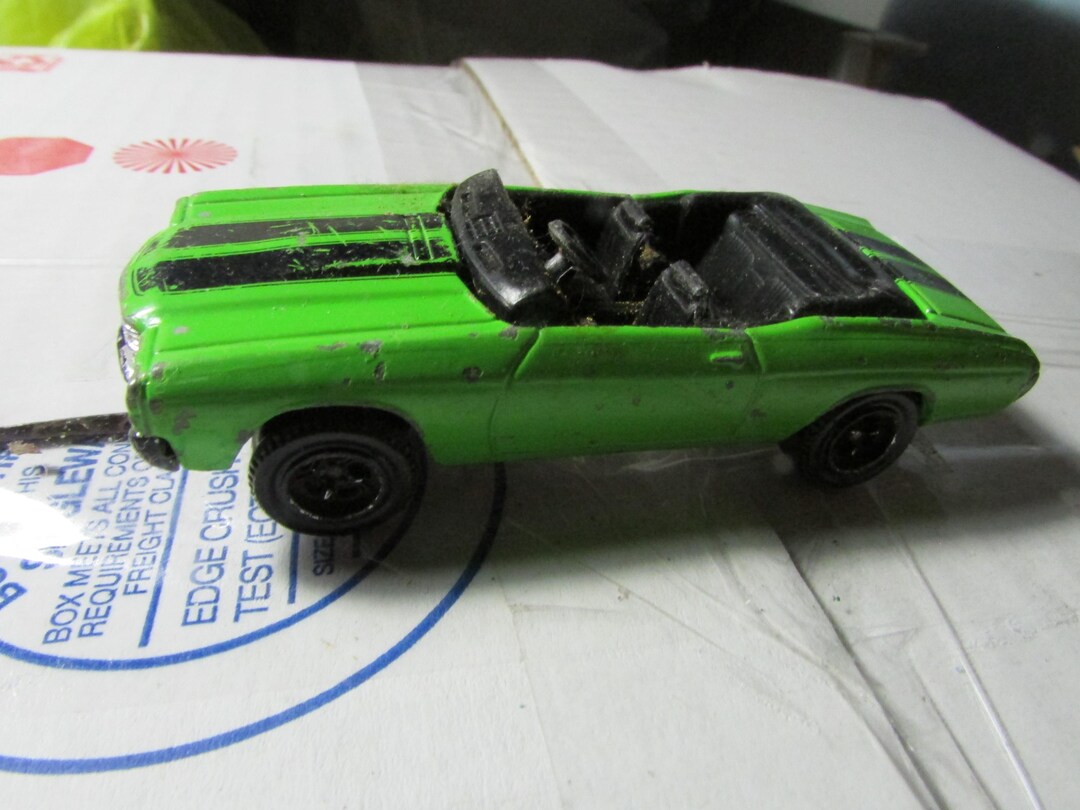 Matchbox Chevy Chevelle Green Car Truck PRE-OWNED 1/64 Die Cast Free ...