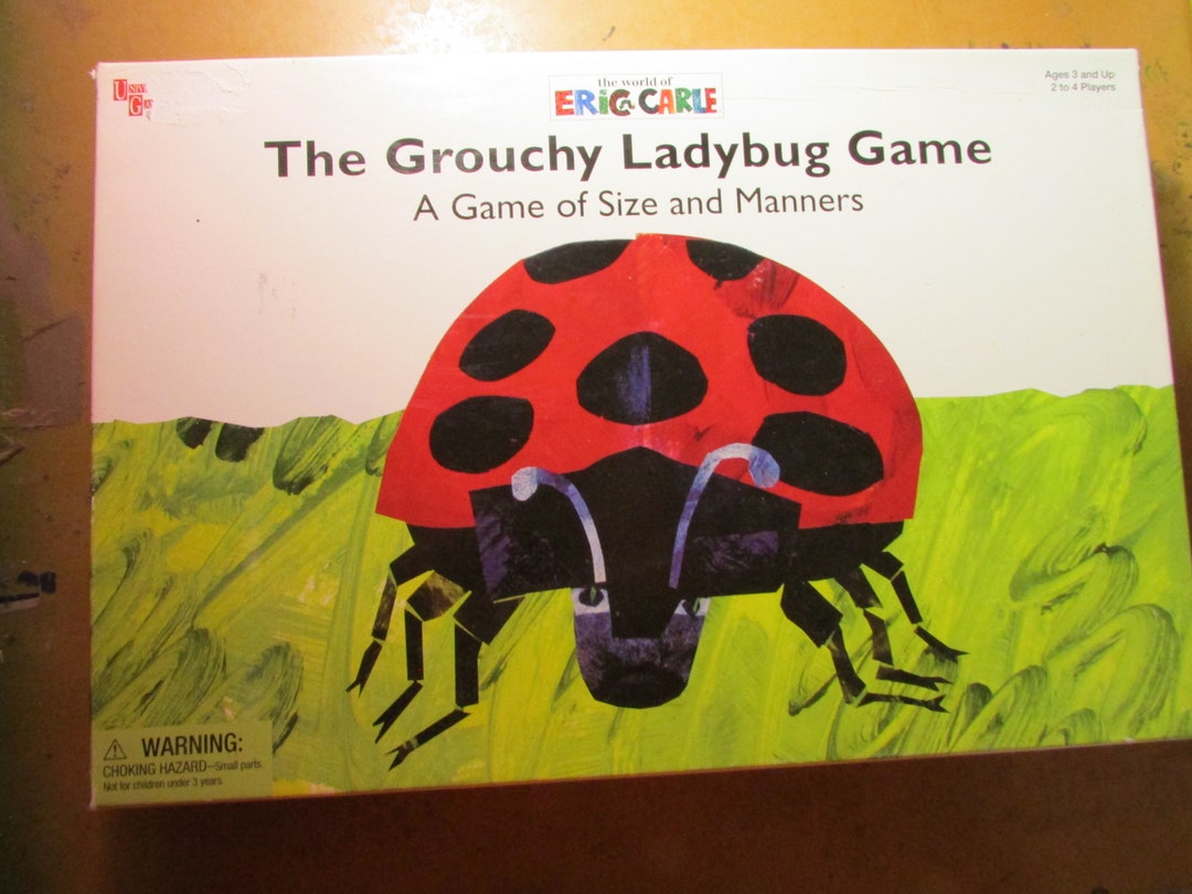 The Grouchy Ladybug Game Eric Carle Board Game Free USA Shipping - Etsy