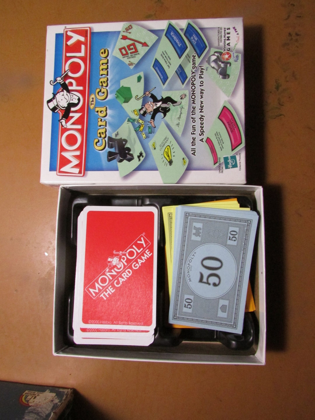 Hasbro Monopoly the Card Game Complete Free USA Shipping - Etsy