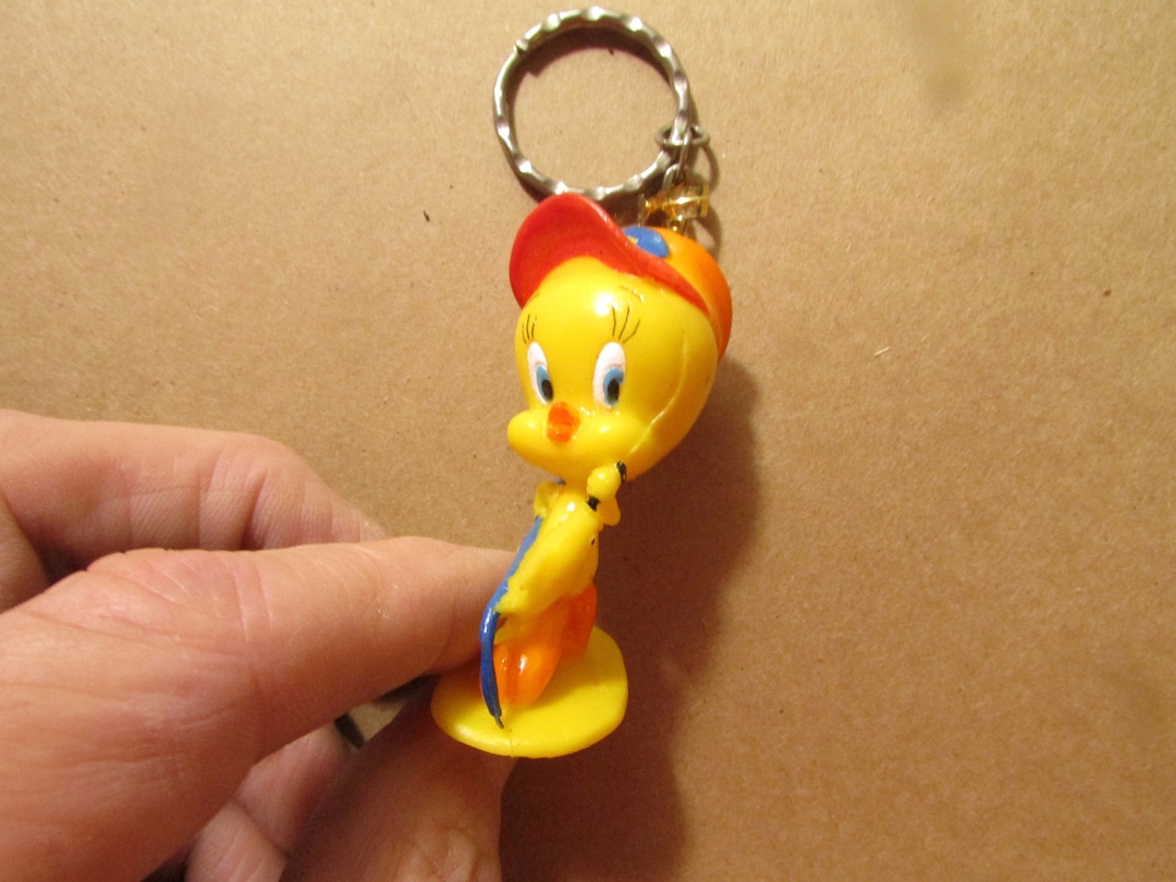 Vintage Looney Tunes Tweety Bird Fishing Keychain Free USA - Etsy