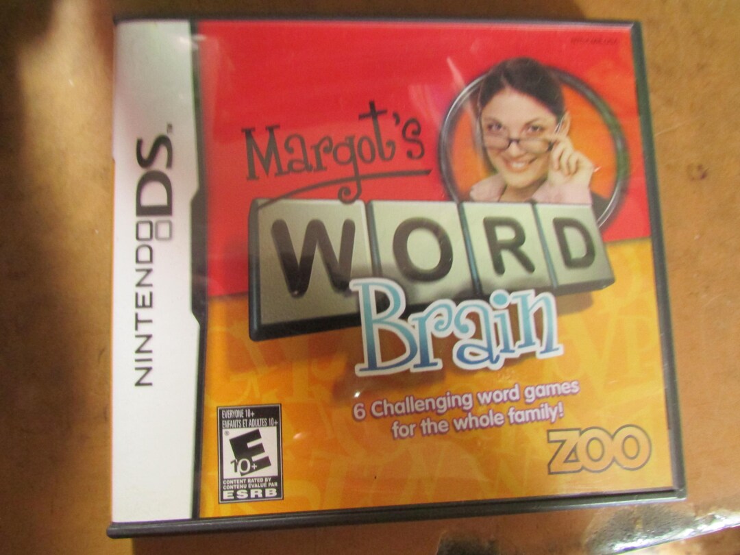 Nintendo DS Video Game Margot's Word Brain Rated E With Booklet & Case ...