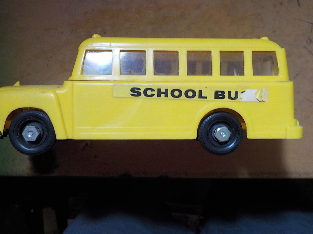 Vintage Remco Tricky Busy School Bus Toy Free USA Shipping - Etsy