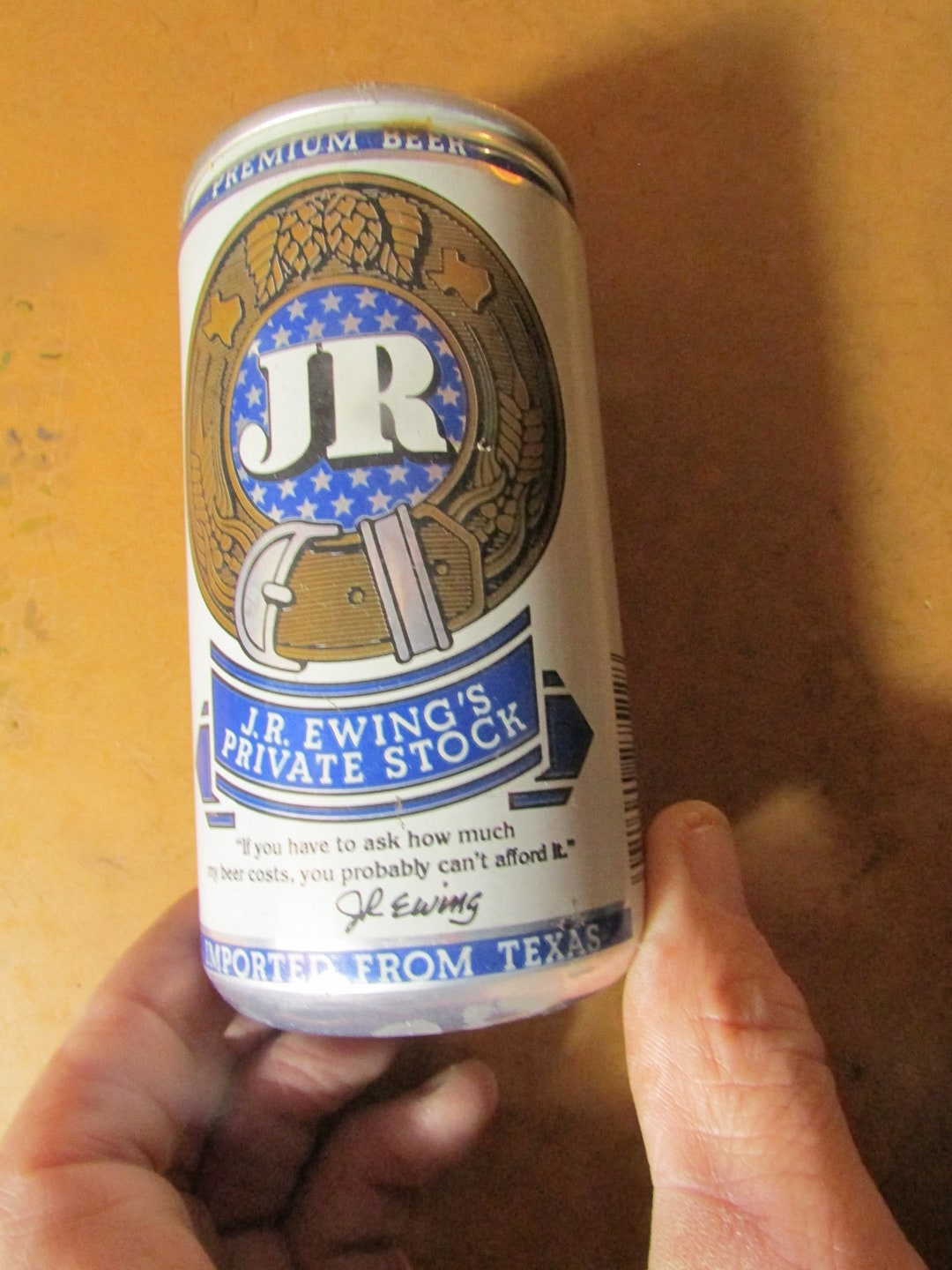 JR Ewing's Private Stock Beer Steel Tin Aluminum Pull Tab - Etsy