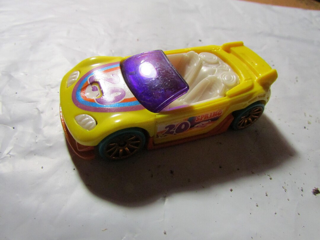 Hot Wheels Trak Tune Yellow Car Truck 1/64 Die Cast Free USA Shipping ...