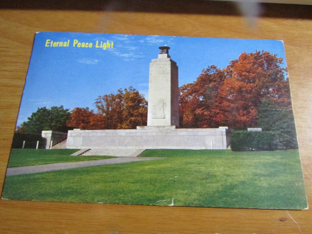 Vintage Eternal Light Peace Memorial Gettysburg Pa Original - Etsy