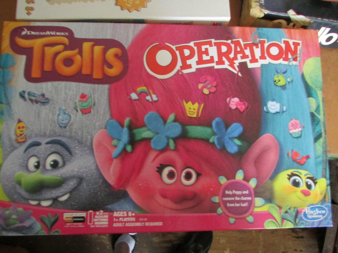 Trolls Operation Board Game Complete USA Shipping - Etsy