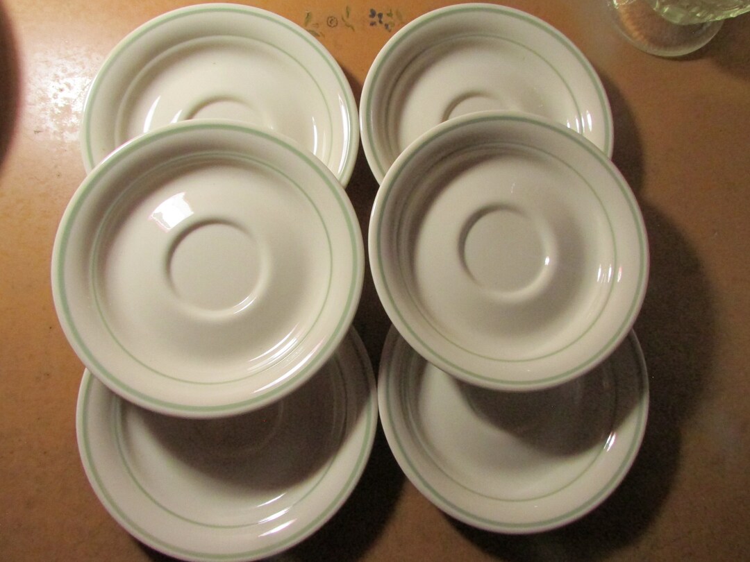 Corelle Corning Cornerstone Summer Mist Saucers 6.25" Set of 6 Free USA ...