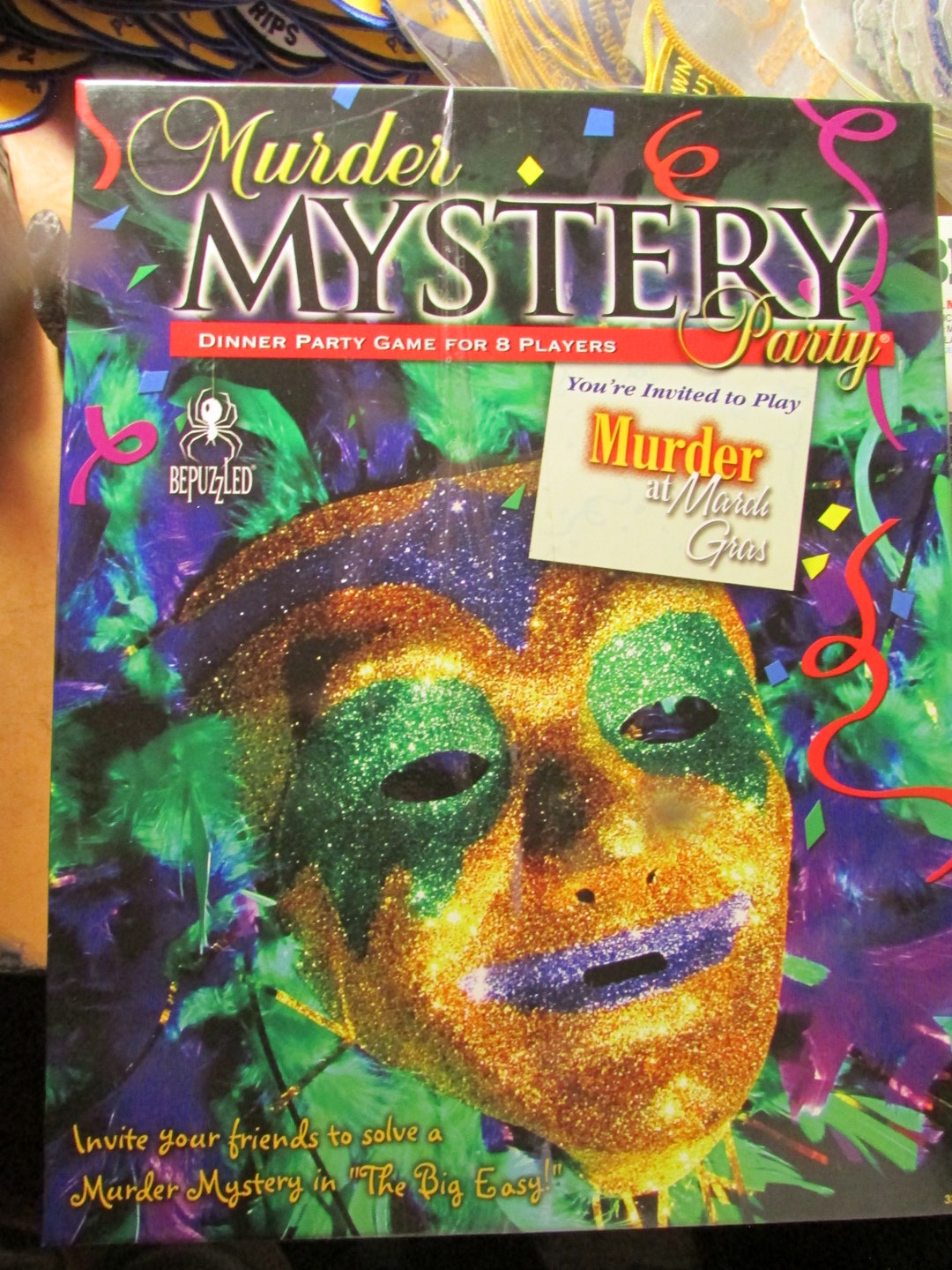 Murder Mystery Game Murder at Mardi Gras Complete Free USA Shipping - Etsy