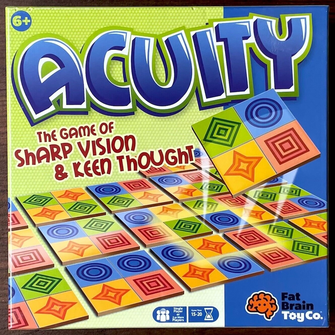 Acuity the Game of Sharp Vision & Keen Thought Board Game Fat Brain Toy ...