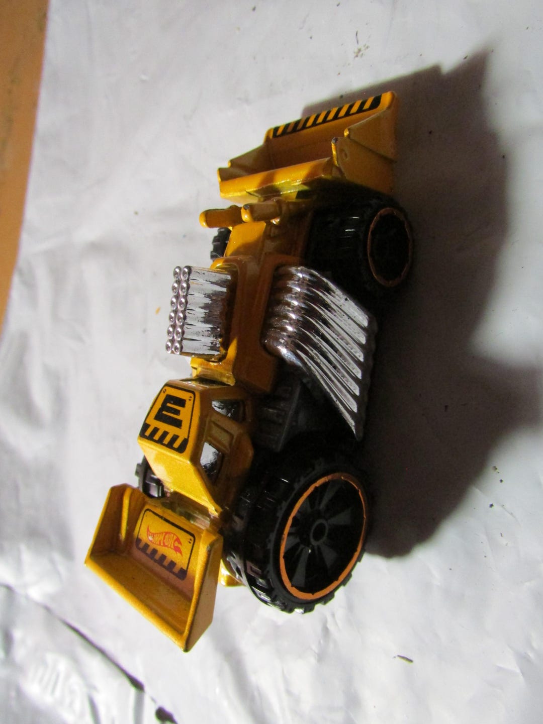 Hot Wheels BJF58 SPEED DOZER Yellow Truck Car 1/64 Die Cast Free USA ...
