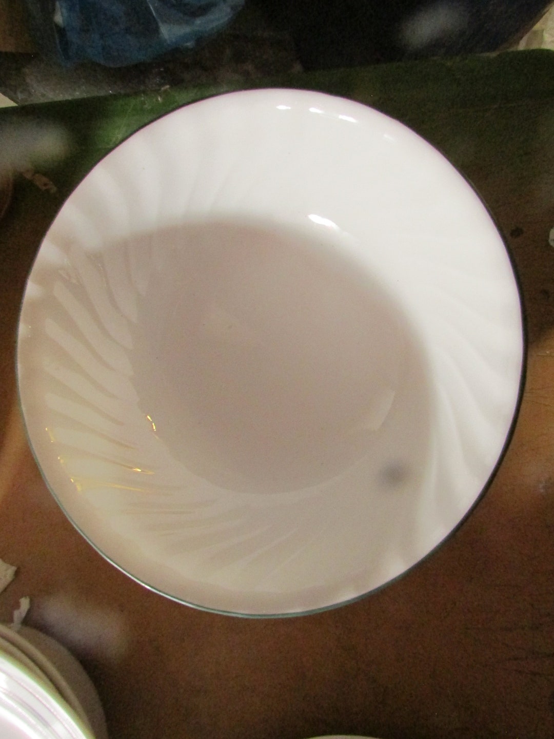 Corning Corelle Calloway Ivy Swirl Salad Bowl 8 1/2 Inches Free USA ...