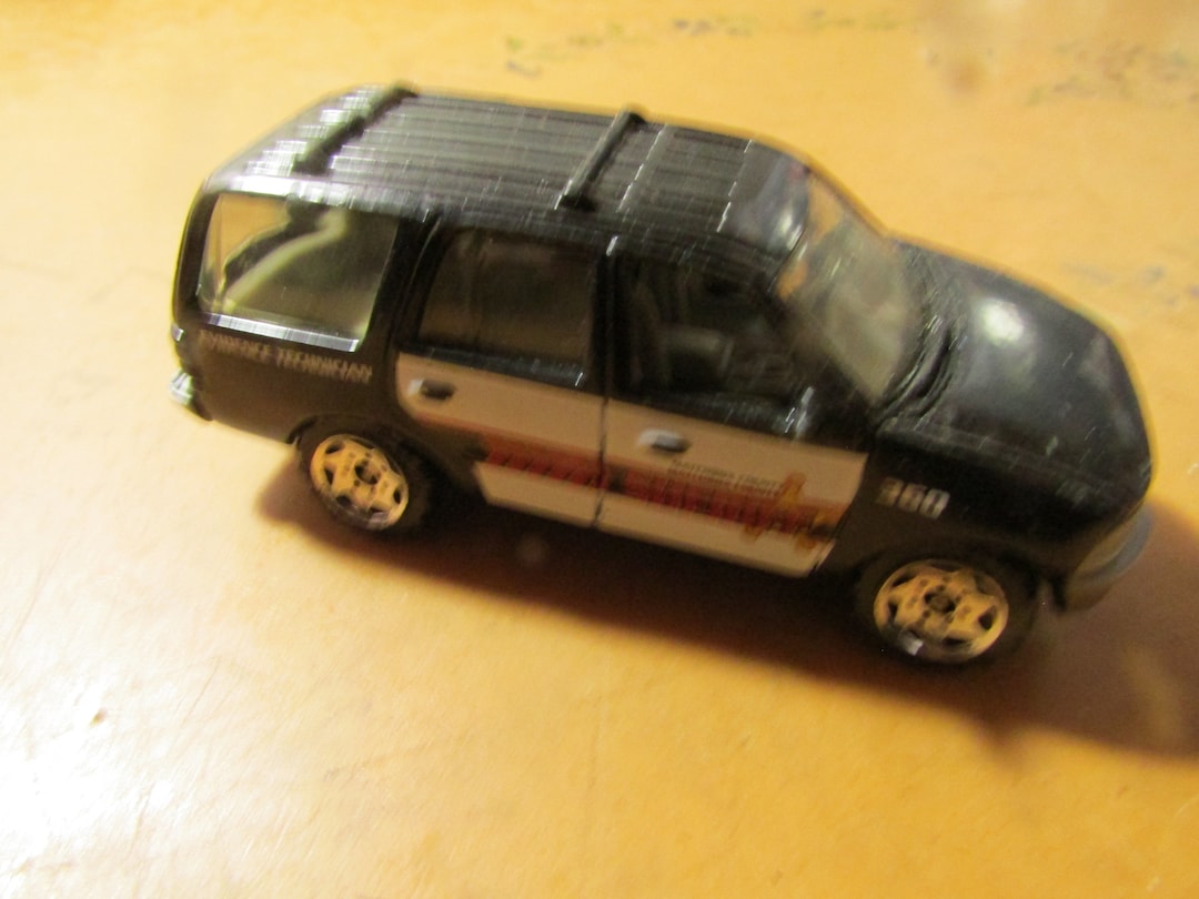 Matchbox Ford Expedition Sheriff Black 1/64 Scale Die-cast USA Free USA ...