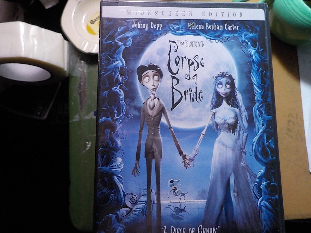Tim Burton's Corpse Bride Johnny Depp Classic DVD Movie Rated PG Free ...