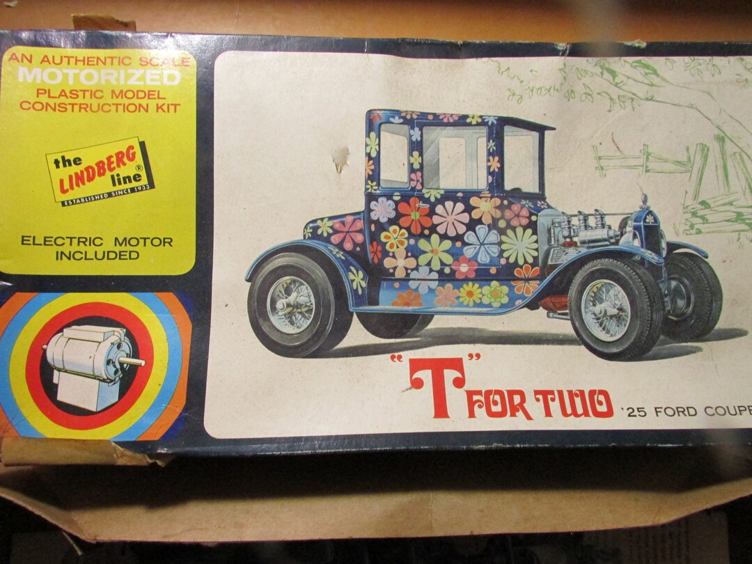 The Lindberg Line T for Two 25 Ford Coup 7/16 Scale Model AS IS Free ...