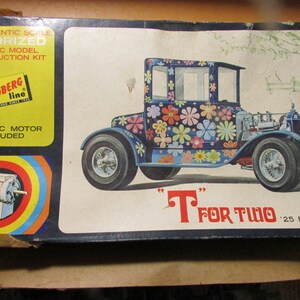 The Lindberg Line T for Two 25 Ford Coup 7/16 Scale Model AS IS Free ...