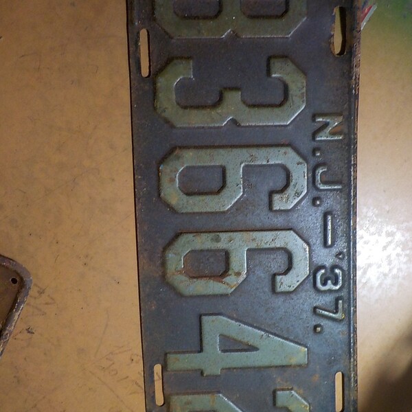 1937 License Plates - Etsy