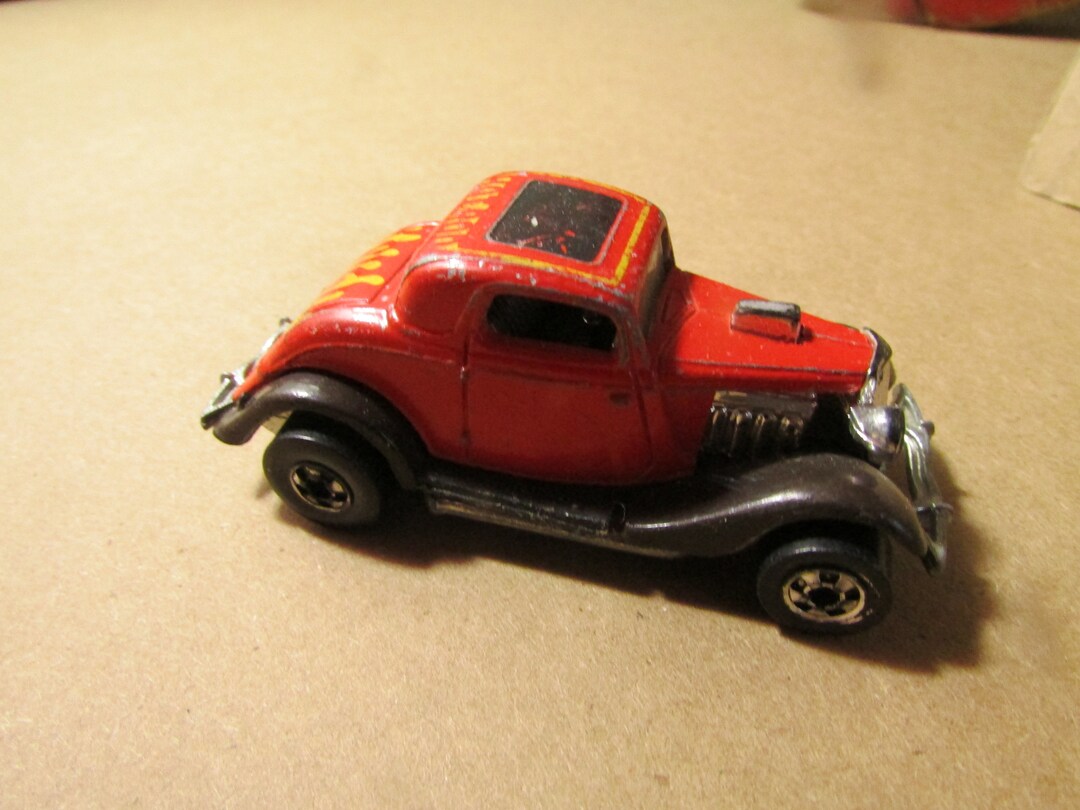 Hot Wheels 1979 Hot Wheels 34 Ford Hot Rod 3 Window Coupe Hi Raker Red ...