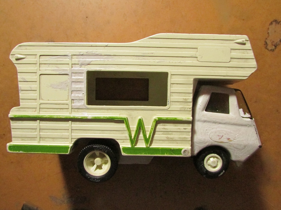 Vintage Metal Tonka Toy Winnebago RV Motorhome Camper Truck Pressed ...