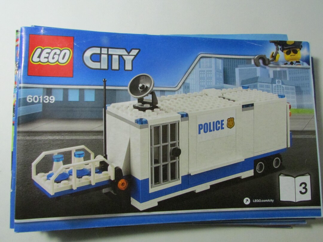 Lego 60139 City Mobile Command Center Book 3 Instructions Manual ...