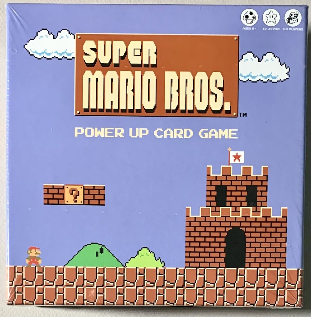 Super Mario Bros Power Game Card Complete Free USA Shipping - Etsy